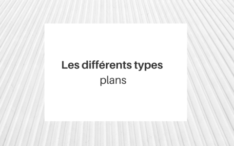 Les différents types de plans - Studio Gaillard Lucile